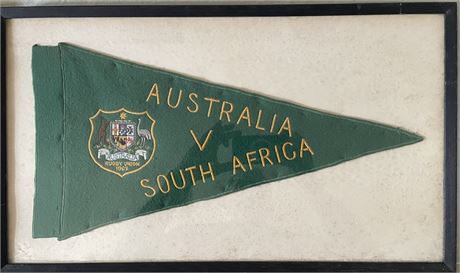 Michael Fahey - Sports Memorabilia Australia - Rugby Union-Touch Flag ...